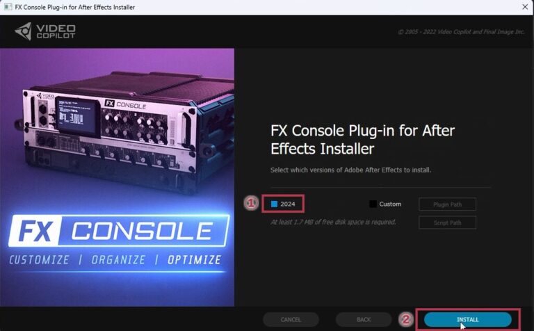 FX Consoleプラグインの使い方と効果 | After Effects | 独習アフターエフェクツ
